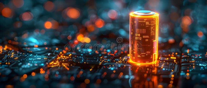 Digital Pulse of a High-Speed Charging Battery. Concept Energy ...