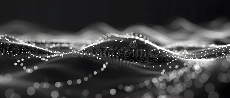 Digital Pulse: the Rhythm of Data Transmission. Concept Technology ...