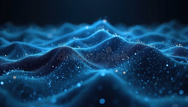 Digital Radar Terrain Mapping, Communication Technology Concept with ...