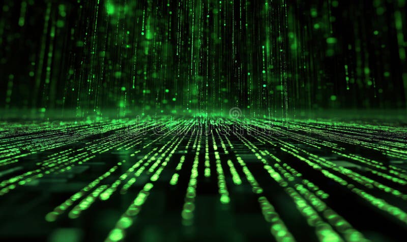 Digital Binary Code Rain Effect Stock Photos - Free & Royalty-Free ...