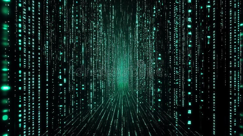 Artificial Intelligence Matrix Background Stock Illustrations – 19,330 ...