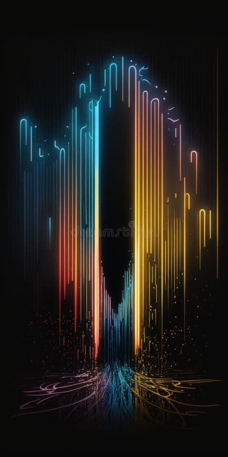 Matrix Digital Rain Stock Illustrations – 295 Matrix Digital Rain Stock ...