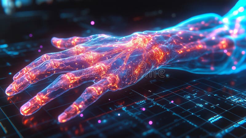 Digital X-ray Visualization of Human Forearm Anatomy with Highlighted ...