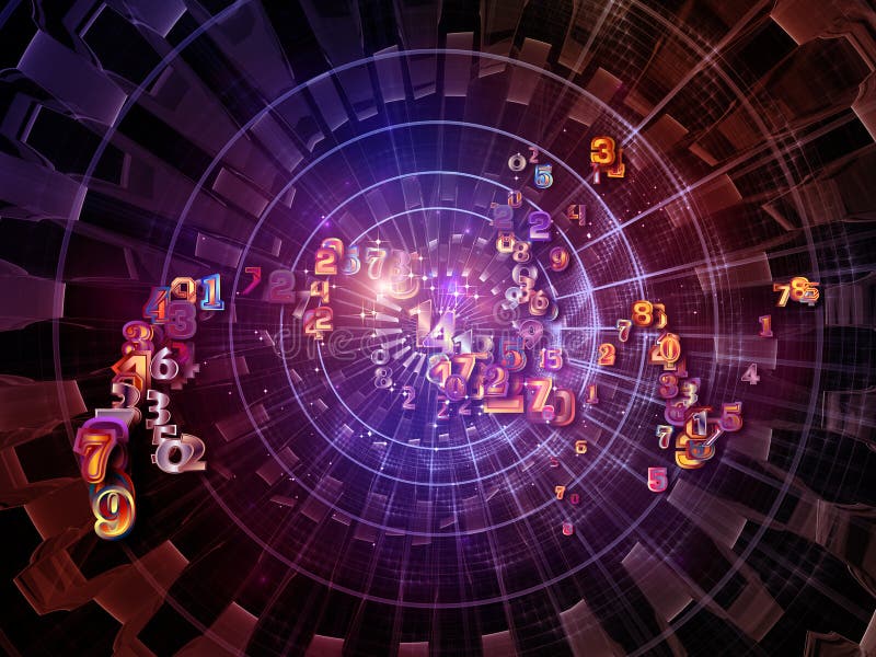 Digital Realm stock illustration. Illustration of line - 154365971