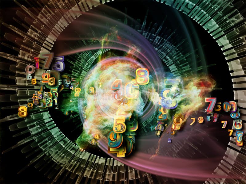 Digital Realm stock illustration. Illustration of revolve - 154993008