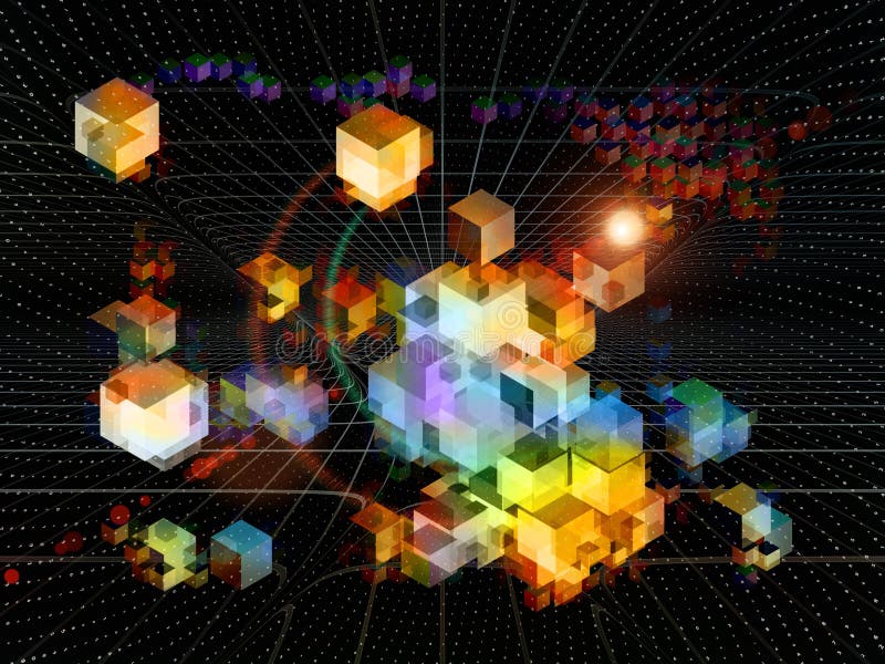 Digital Realm stock illustration. Illustration of abstract - 202011421