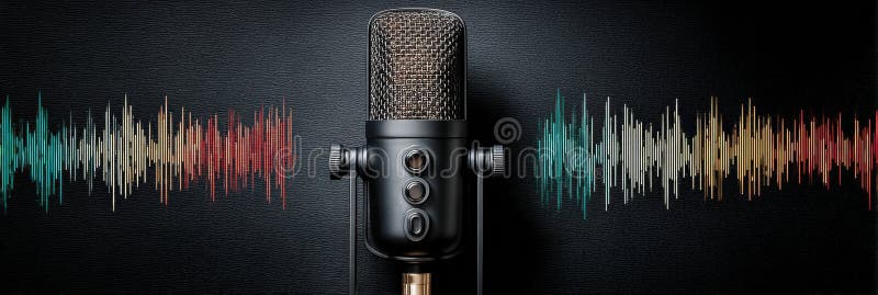 Digital Recorder Captures Vibrant Storytelling with Floating Waveforms ...