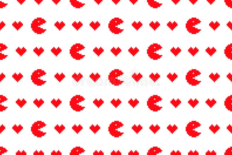 Pacman Heart Stock Illustrations – 116 Pacman Heart Stock Illustrations ...