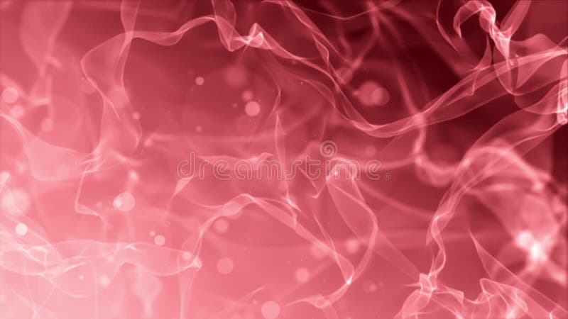 Digital Red Smoke Wave with Bokeh Smooth Flowing Abstract Background ...