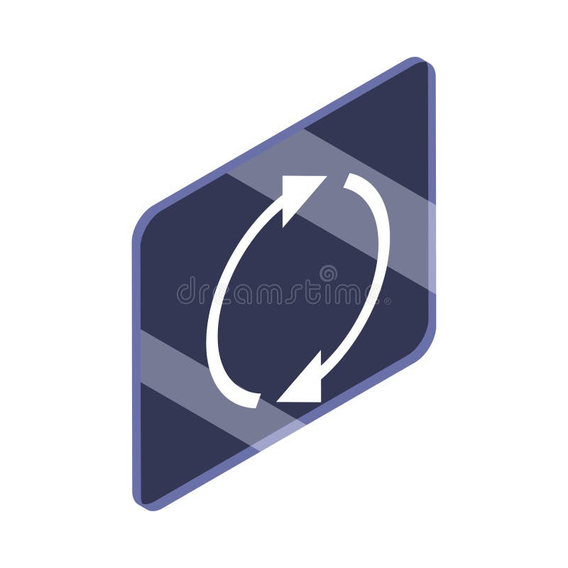 Digital reload button stock vector. Illustration of forward - 249251579