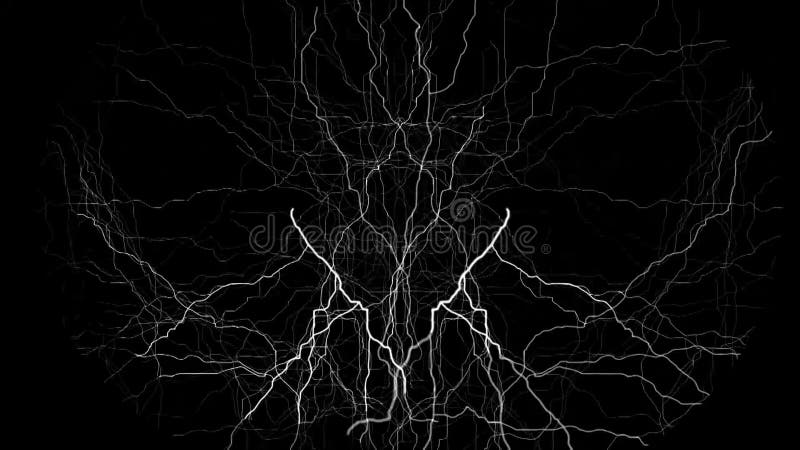 Digital Render Lighting Electric Charge Video Stock Footage - Video of ...