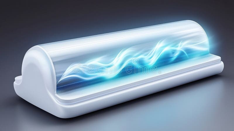 Ultraviolet Light Sanitizer Device Emitting Blue Glow for Disinfecting ...