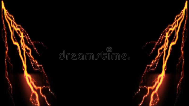 Digital Rendering Background Abstract Pattern Electric Thunder Stock ...