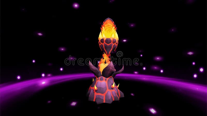 Digital Rendering Cartoon Fantasy Monster Motion Background with ...