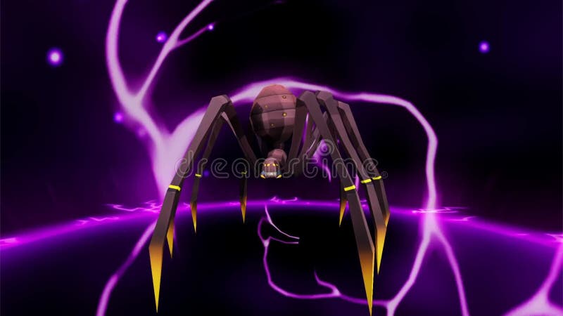 Digital Rendering Cartoon Fantasy Monster Motion Background with ...