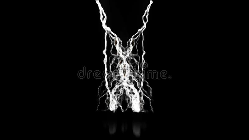 Digital Rendering Electric Lightning Background Stock Video - Video of ...