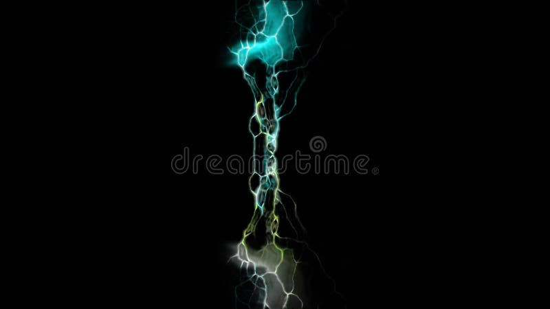 Digital Rendering Electric Lightning Background Stock Footage - Video ...