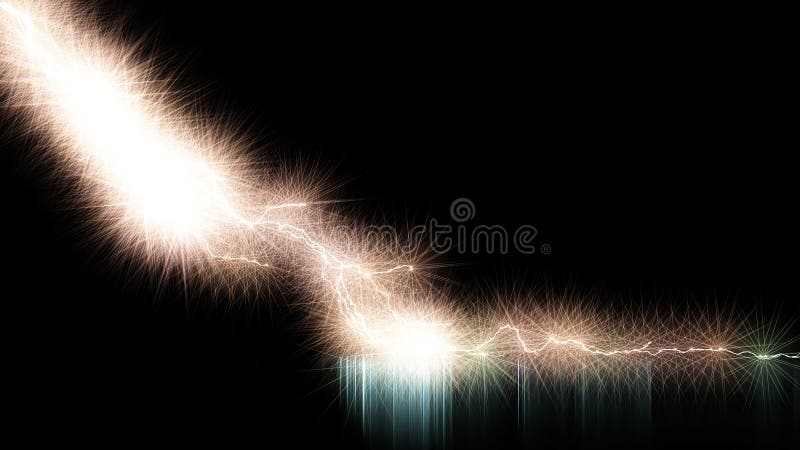 Digital Rendering Energetic High Energy Background Stock Photo - Image ...