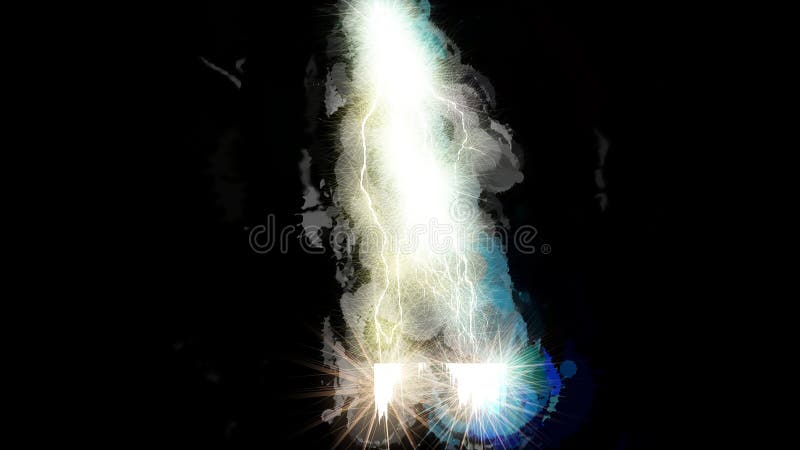 Digital Rendering Energetic High Energy Background Stock Image - Image ...