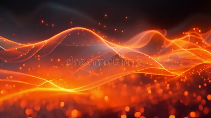 Calming Rhythms of Orange Light Stock Footage - Video of bright, design ...