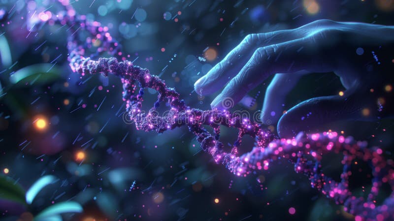 CRISPR Inspired Educational Game Featuring DNA Strand Stock ...