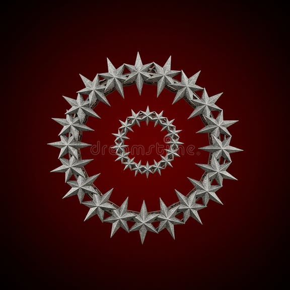 A Digital Rendering Showcases Two Concentric Rings Composed of Three ...