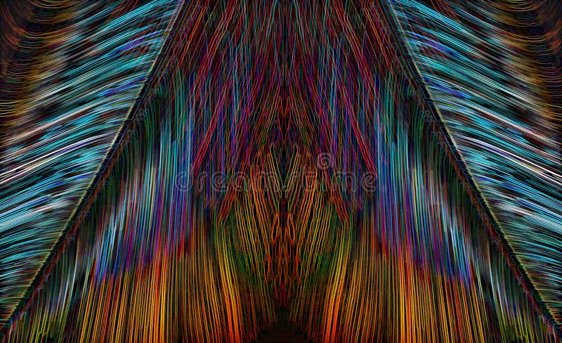 Rendering Soft Feather Symmetric BackgroundDigital Illustration ...