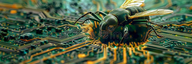 A Digital Rendering of a Tiny Mechanical Insect Trapped Inside a ...