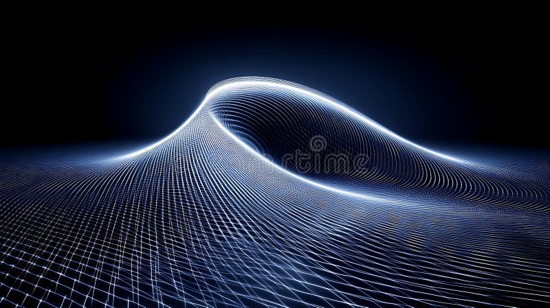 A Digital Representation of an Abstract Wave Like Structure is ...