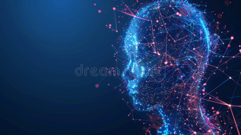 Digital Representation of AI and Robotics Intelligence Networks Stock ...