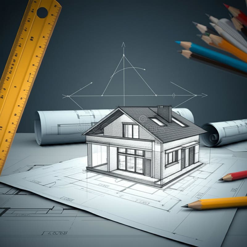 A Digital Representation of Architectural Design Featuring a Small ...