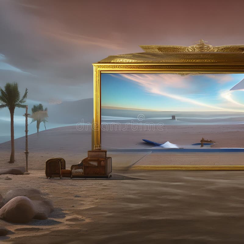 A Digital Representation of the Concept of Dreams, with Surreal Imagery ...