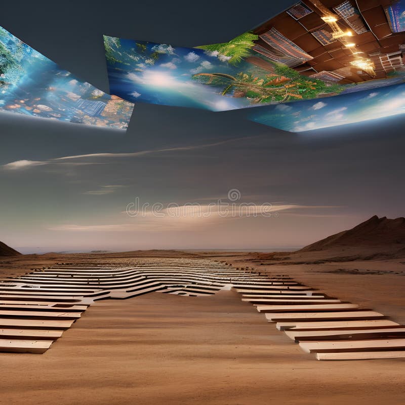 A Digital Representation of the Concept of Dreams, with Surreal Imagery ...