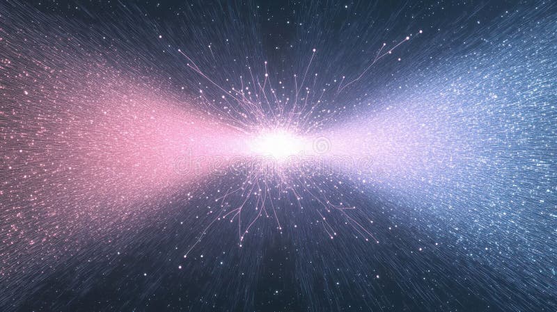 A Digital Representation of Cosmic Phenomena, Showcasing Energy and ...
