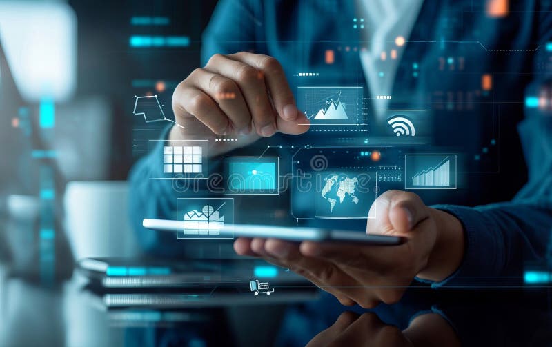 Digital 3d Representation of Golden Starry Clusters Scattered in Far ...