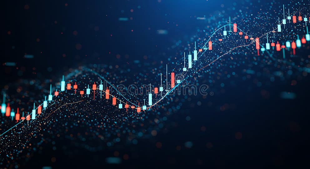 A Digital Representation of a Financial Chart with Candlestick Patterns ...