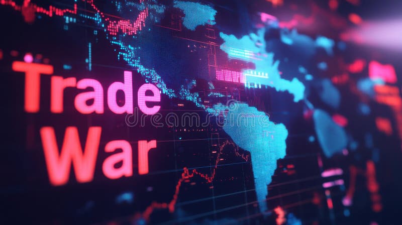 Digital Representation of Global Trade War Dynamics with a Colorful Map ...