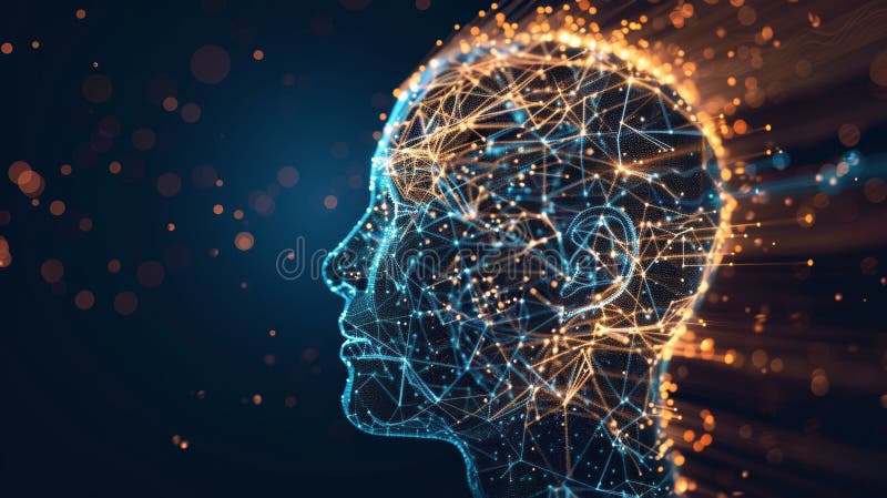 Digital Representation of Human Brain Activity and Intelligence Stock ...