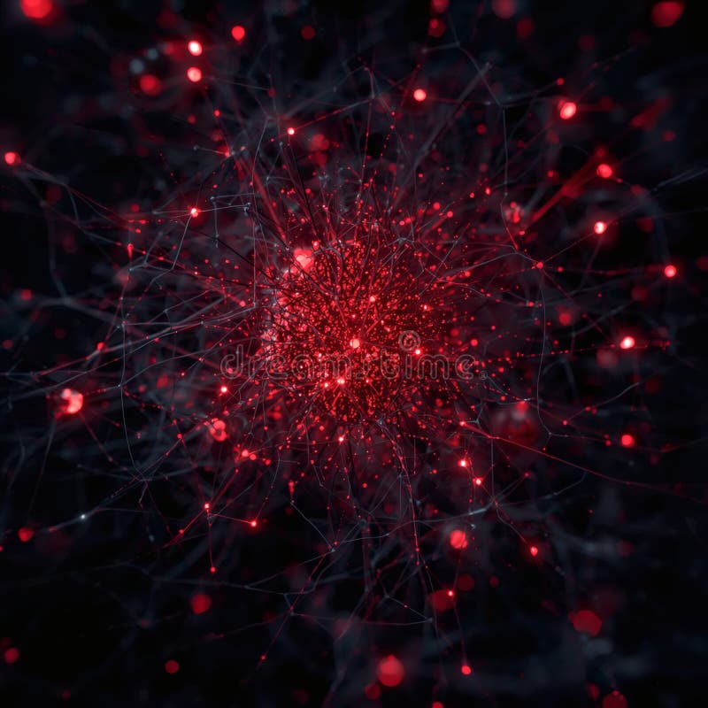 Interconnected Red Nodes Stock Illustrations – 3,973 Interconnected Red ...