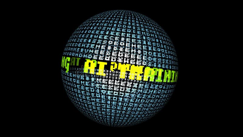 A Digital Representation of a Sphere Encompassing AI Training Concepts ...