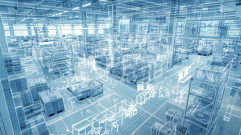 Digital Representation of Warehouse Augmented with Virtual Blueprints ...
