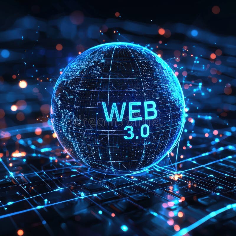 Glowing Web Interconnected Technologies Stock Photos - Free & Royalty ...