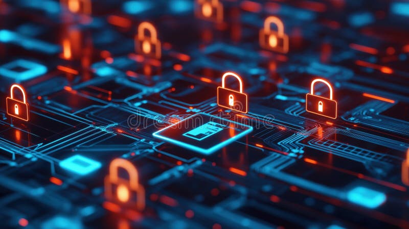 Digital Research Tools for Privacy and Encryption Stock Photo - Image ...