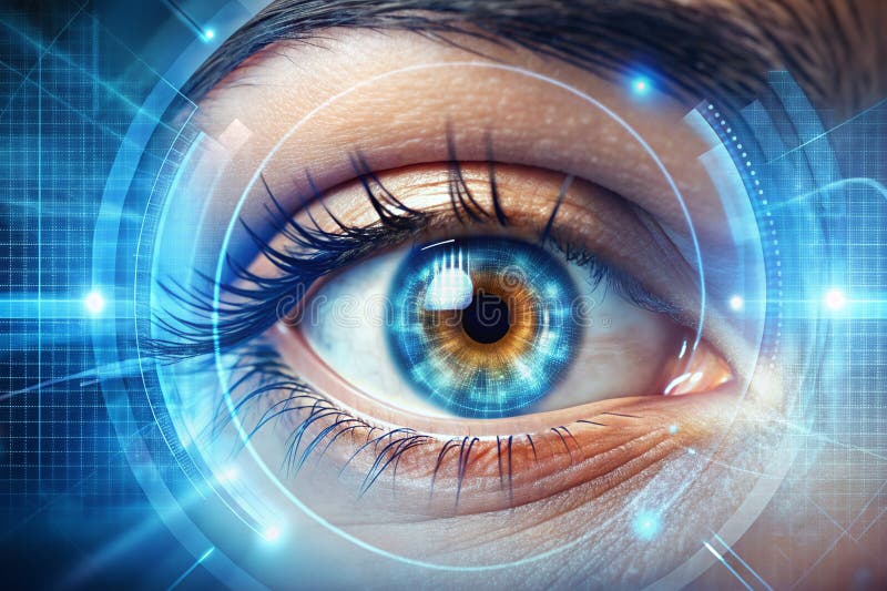 Retinal Eye Scan Stock Illustrations – 2,583 Retinal Eye Scan Stock ...