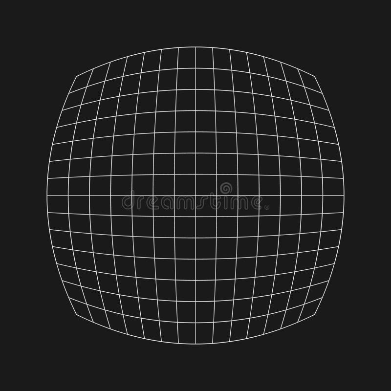 Digital Retro Cyber Grid with Fisheye Effect. Retrofuturistic Design ... Digital Retro Cyber Grid with Fisheye Effect. Retrofuturistic Design ...