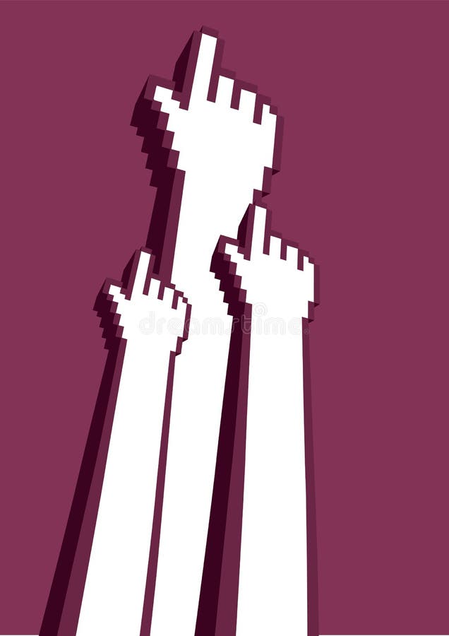 Digital Revolution Vector Illustration Stock Vector - Illustration of ...