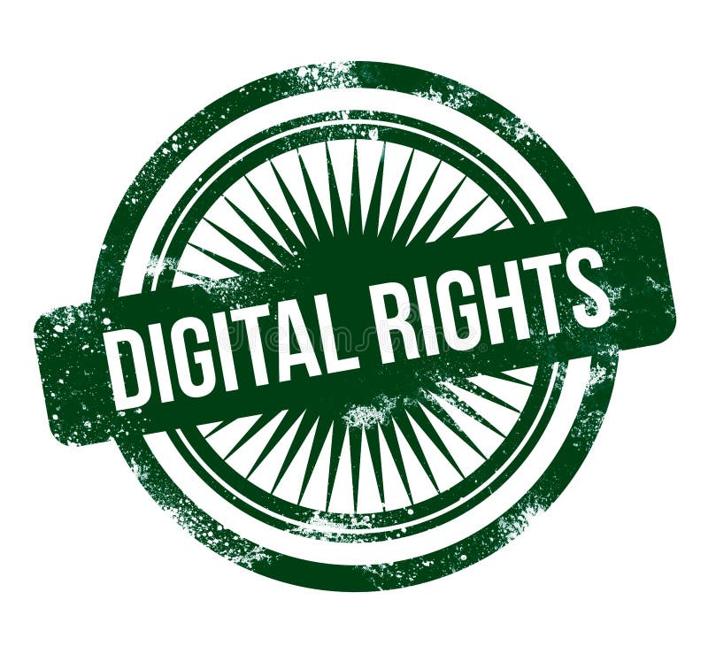 Digital Rights Management Concept. Stock Image - Image of control ...