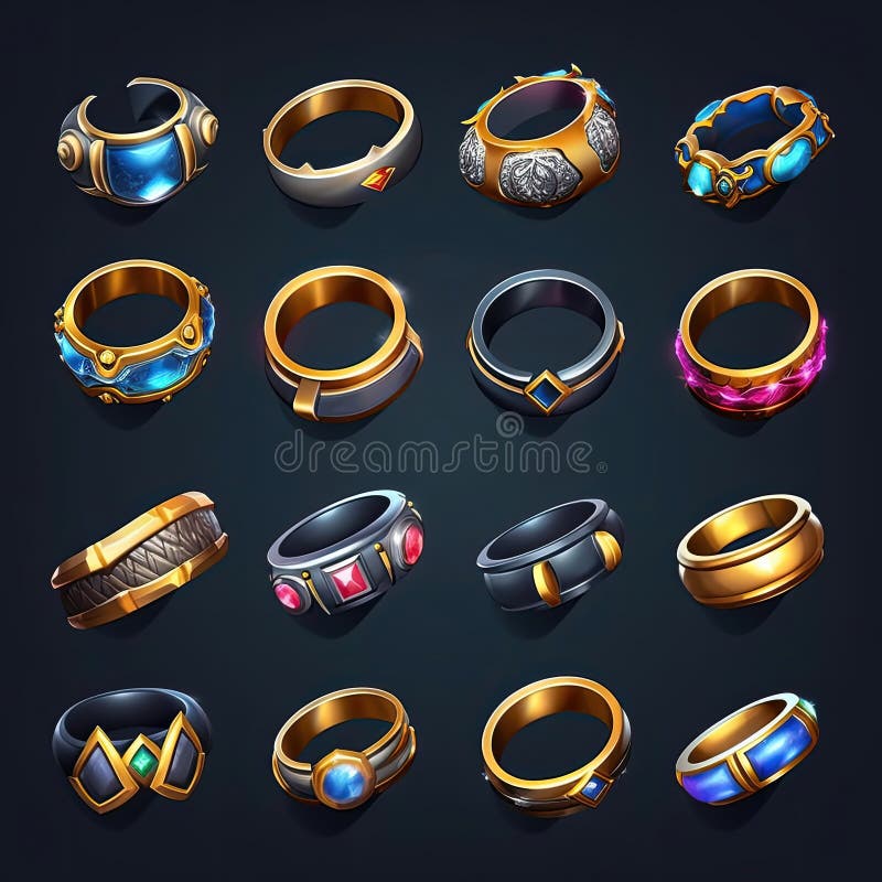 Digital Ring Circle Game Ai Generated Stock Photo - Image of ancient ...