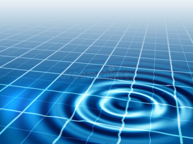 Digital ripple stock illustration. Illustration of cyberspace - 6524898