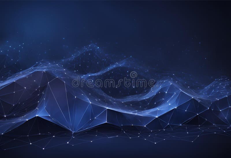 Digital Ripple: Navigating Cyberspace Realms Stock Illustration ...